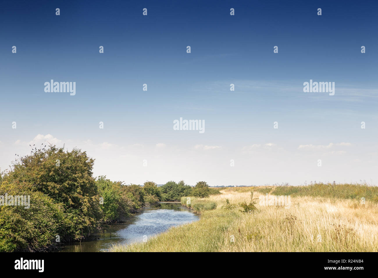 landscape images taken from a walk around the island of east mersea in ...