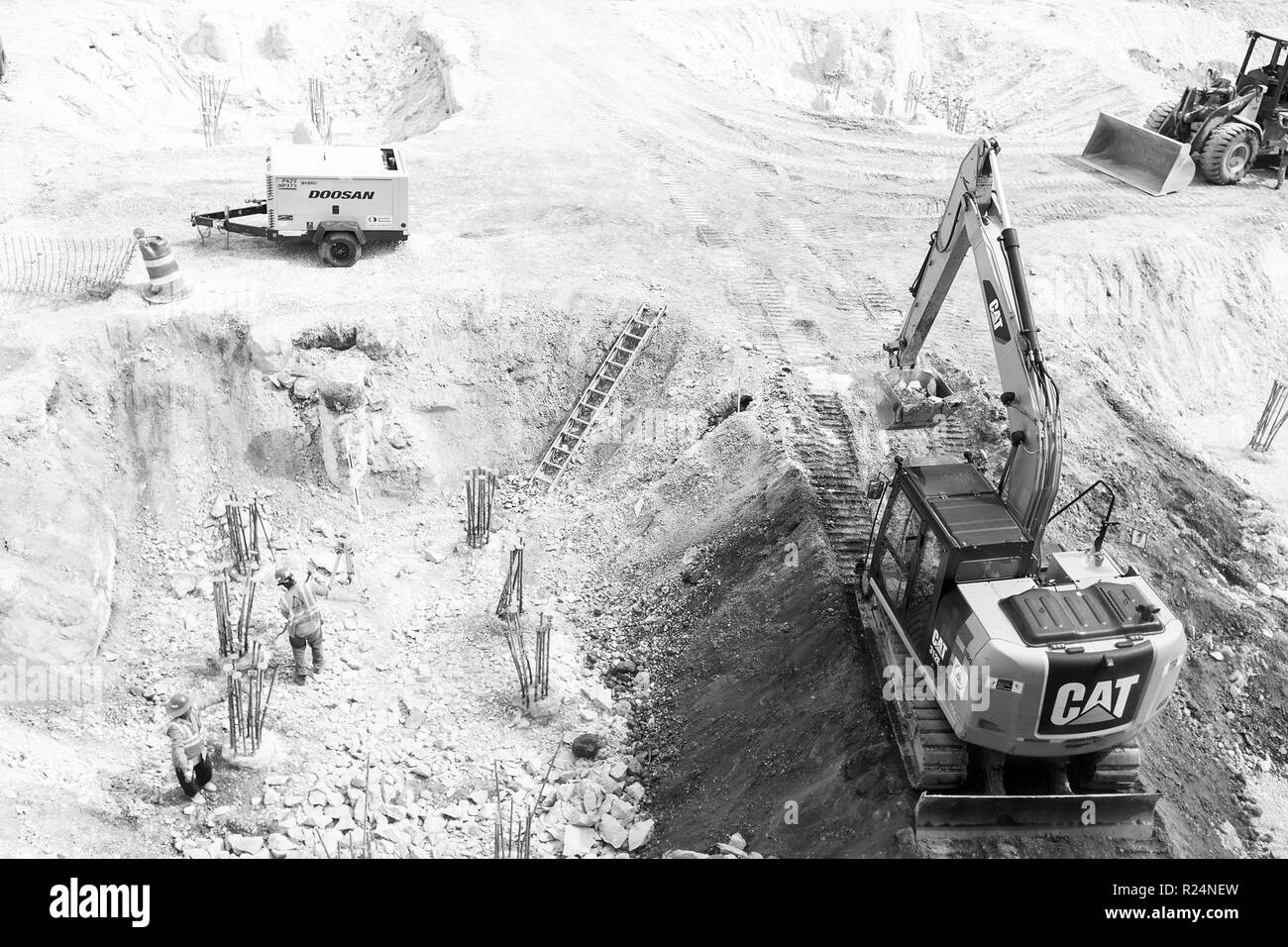 Constructor machine Black and White Stock Photos & Images - Alamy