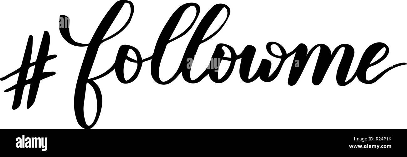 Followme Stock Vector Images - Alamy