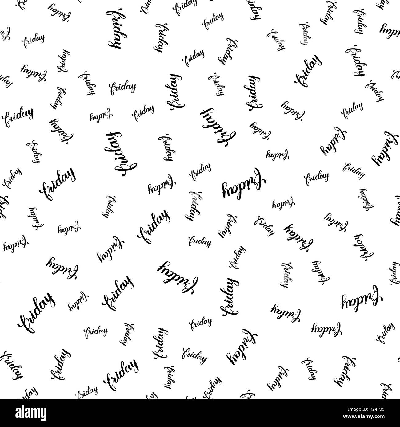 Black friday calligraphy text hi-res stock photography and images - Alamy