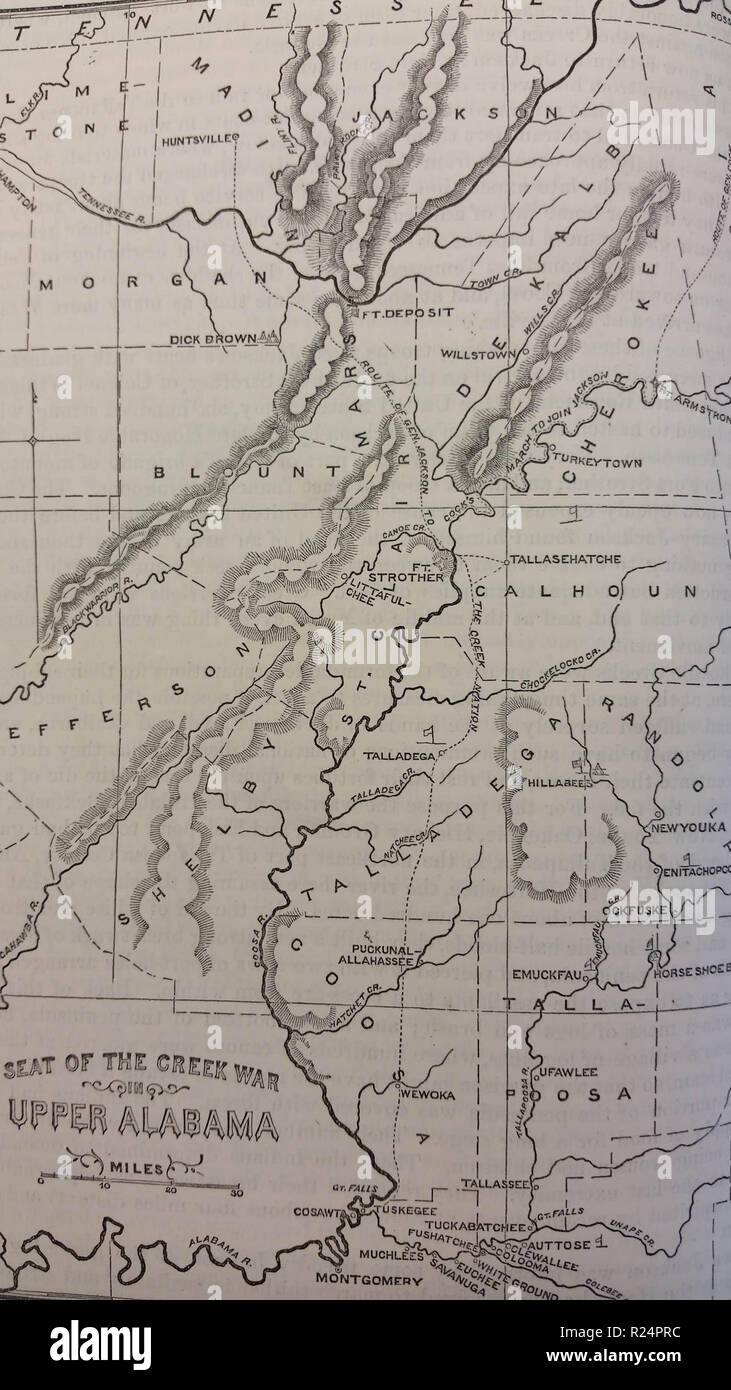 The war of 1812 map hi-res stock photography and images - Alamy