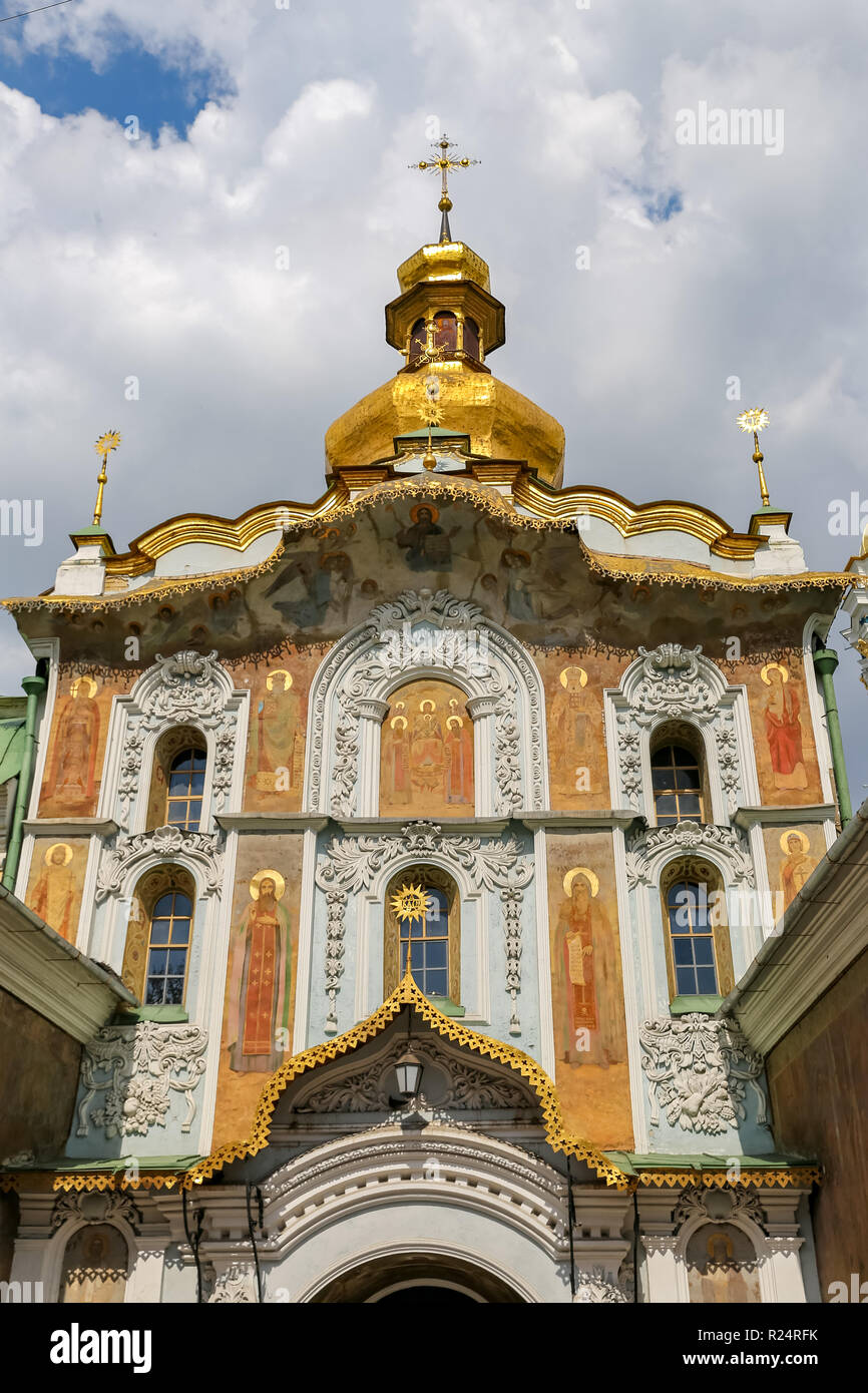 Gate Church of the Trinity in Kiev Monastery of the Caves in Ukraine ...