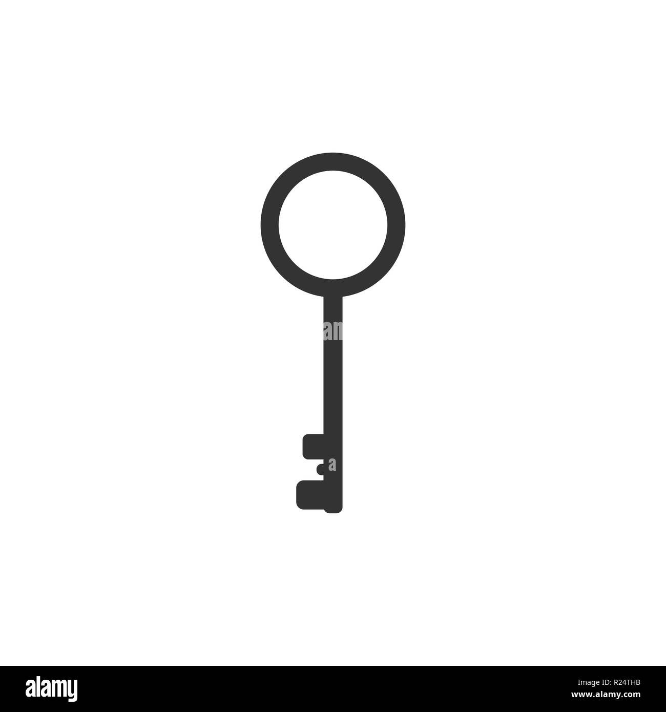 Access, key icon Vector illustration flat Stock Vector Image & Art - Alamy