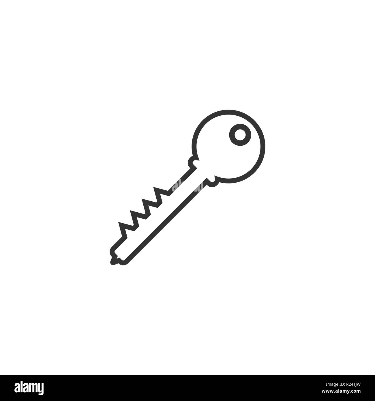 Access, key icon Vector illustration flat Stock Vector Image & Art - Alamy