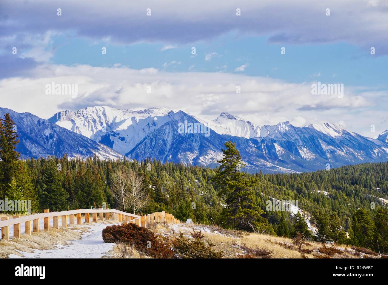 Tunnel mountain banff hi-res stock photography and images - Alamy