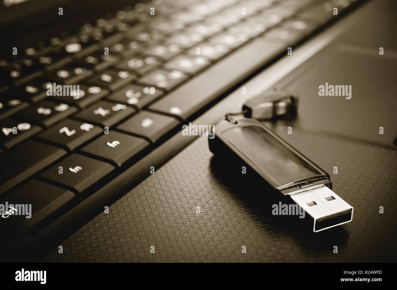 Laptop keyboard closeup hi-res stock photography and images - Alamy