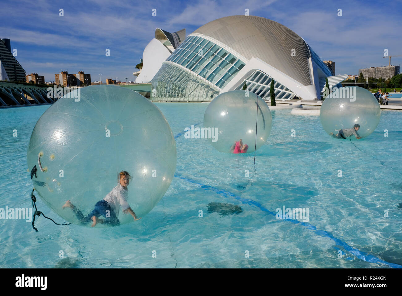 Water balls valencia hi-res stock photography and images - Alamy