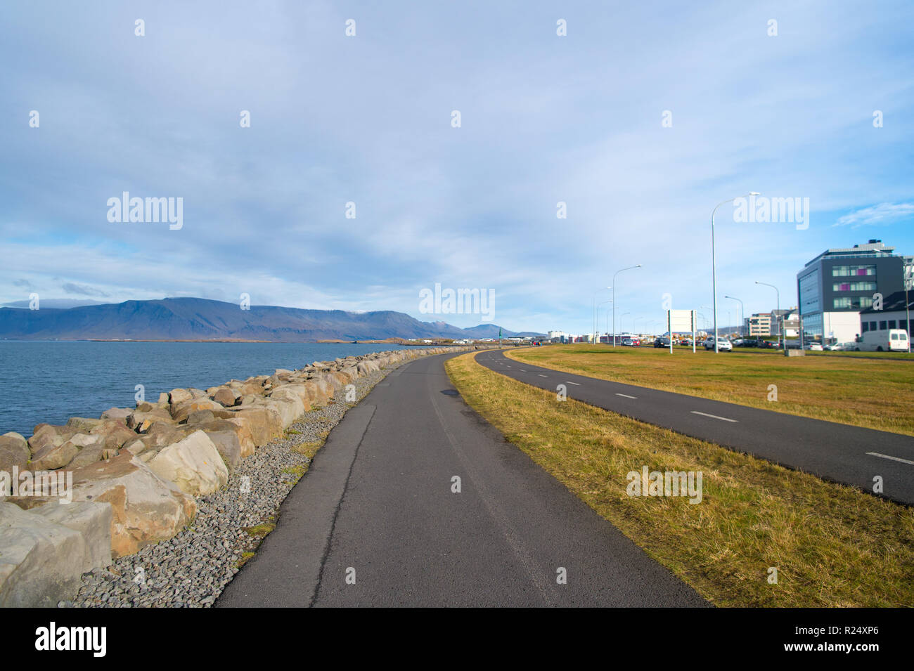 Road or path way perfect for cycling or ride bike. Cycling culture and ...