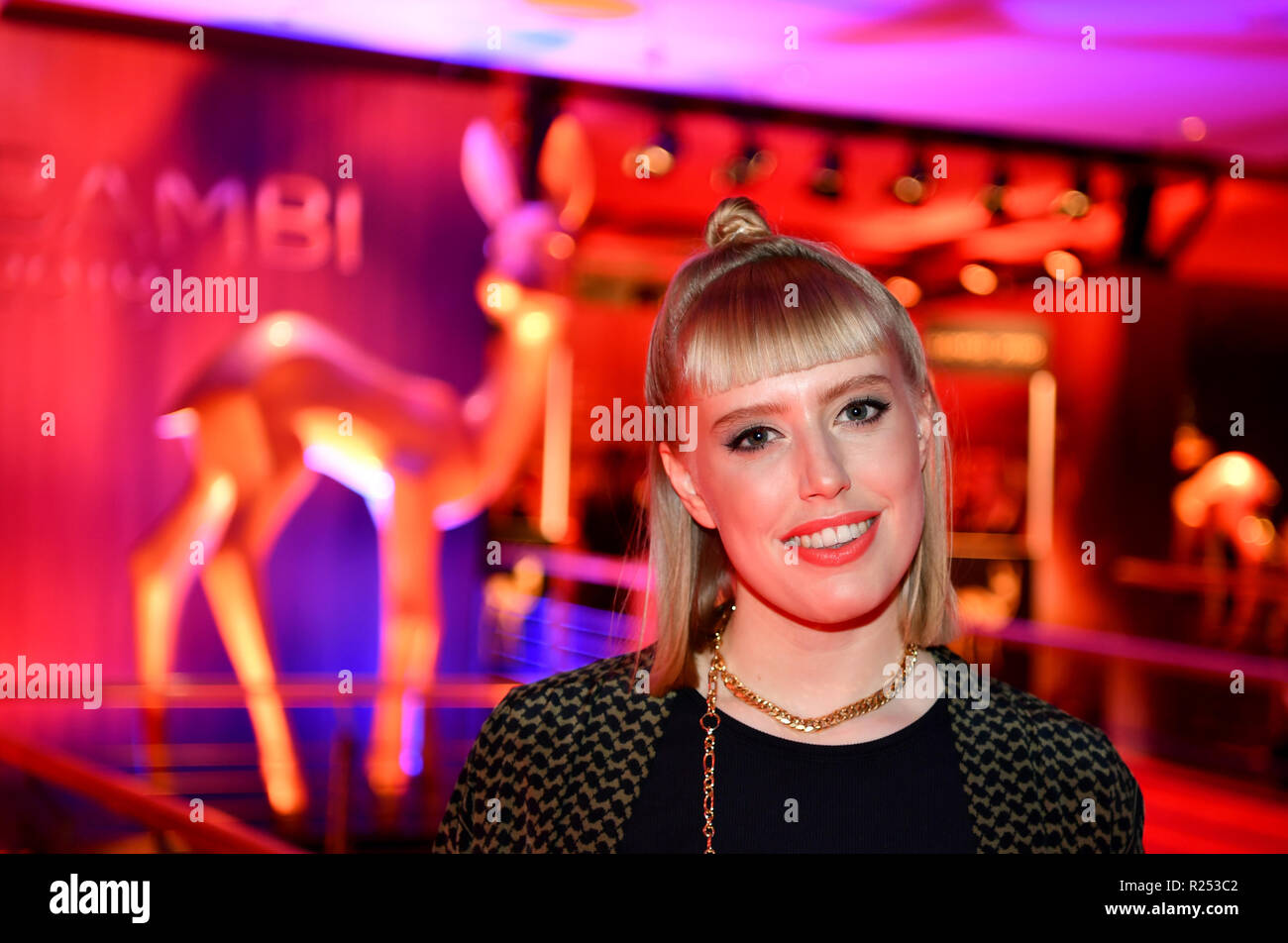 Berlin, Germany. 16th Nov, 2018. Lea at the reception for the 70th ...