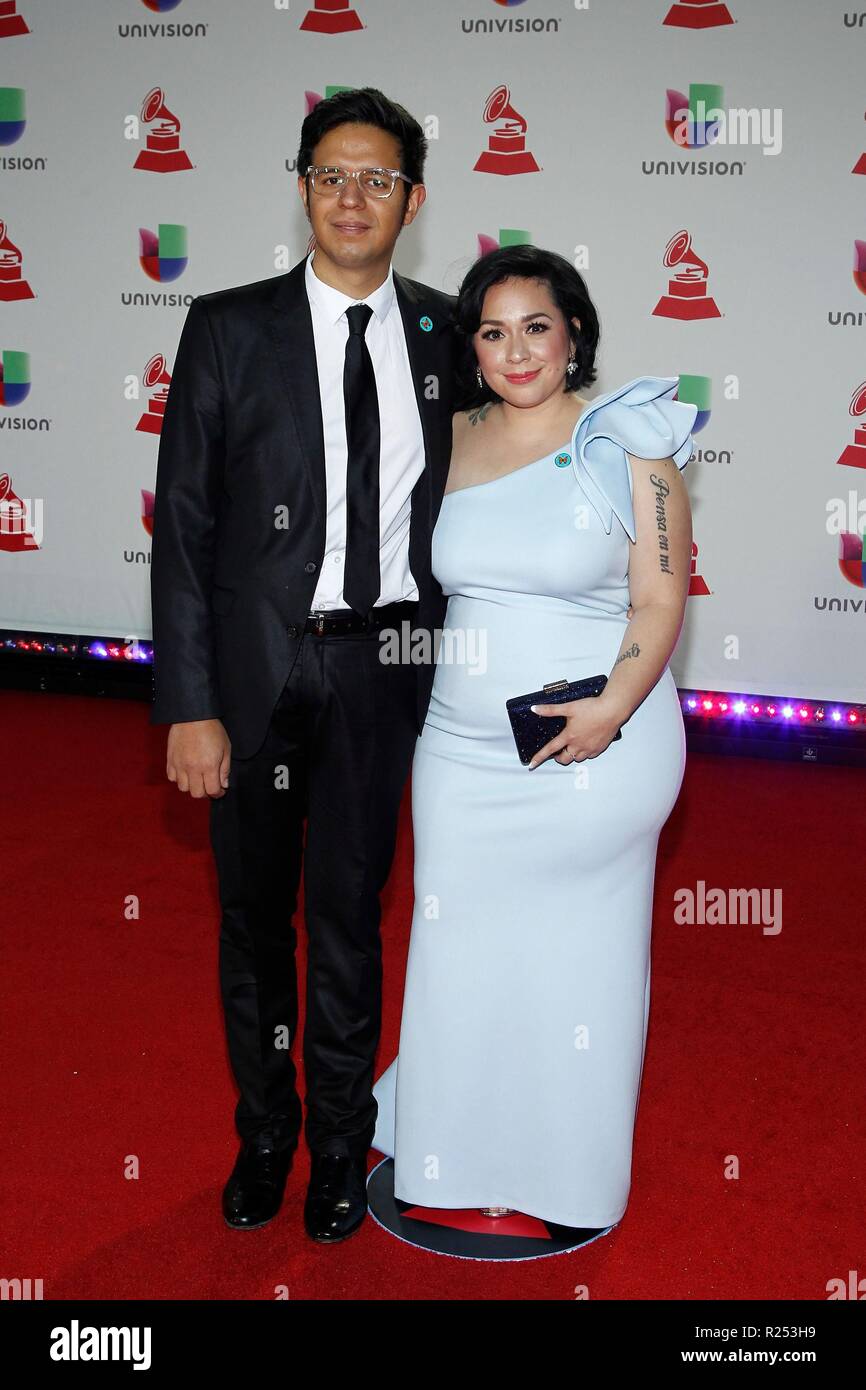 Las Vegas, NV, USA. 15th Nov, 2018. Alejandro Jimenez, Carla Morrison ...