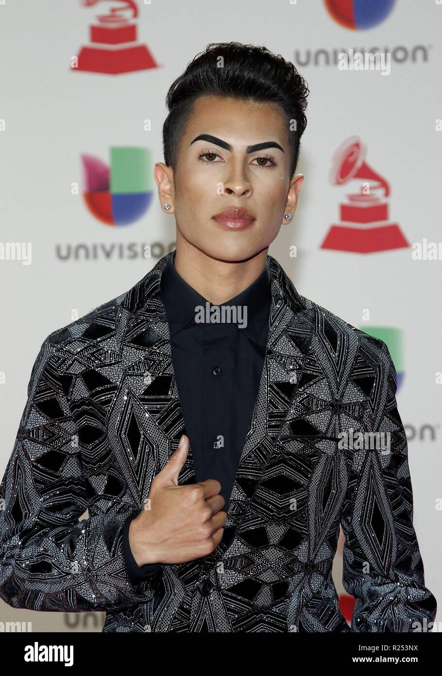 Las Vegas, NV, USA. 15th Nov, 2018. Louie Castro at arrivals for 19th Annual Latin GRAMMY Awards ...