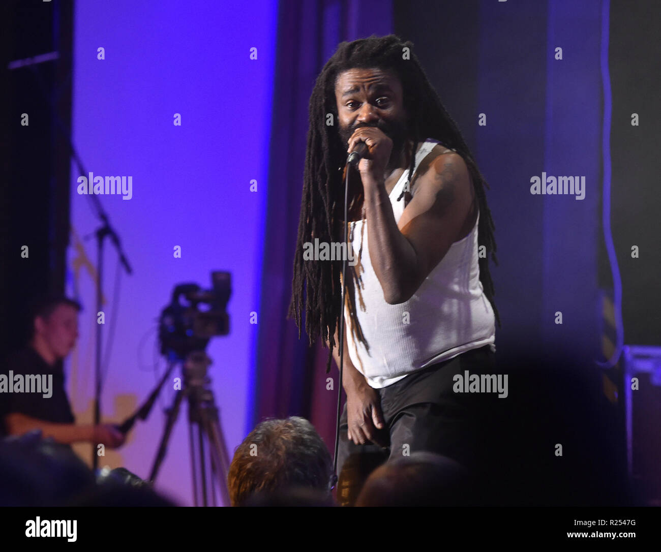 Baptist minister and social activist Rev. Sekou, performs during the ...