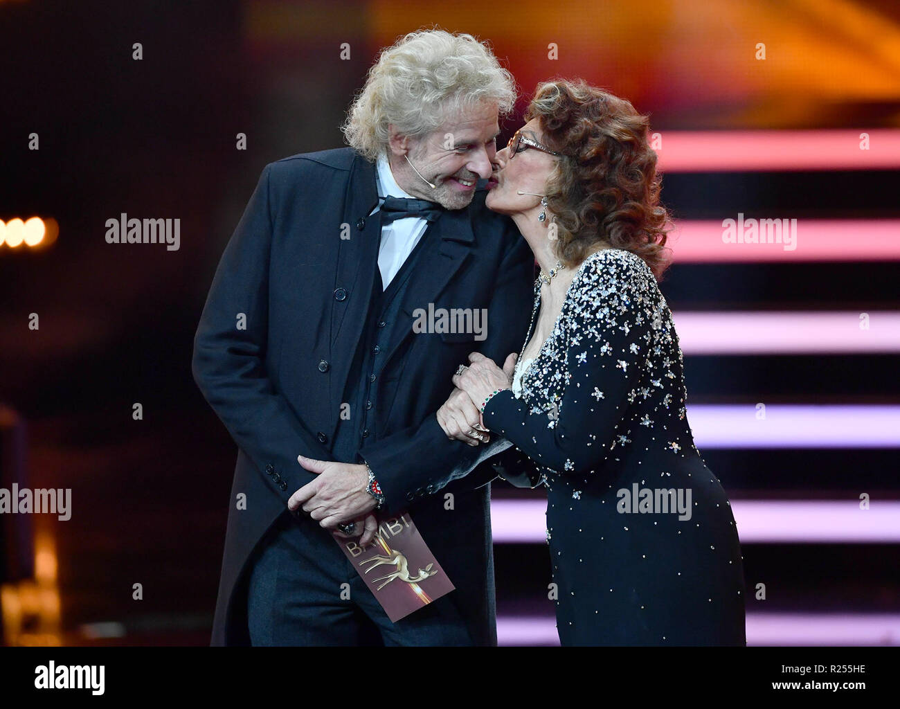 Berlin, Germany. 16th Nov, 2018. Thomas Gottschalk and Sophia Loren ...