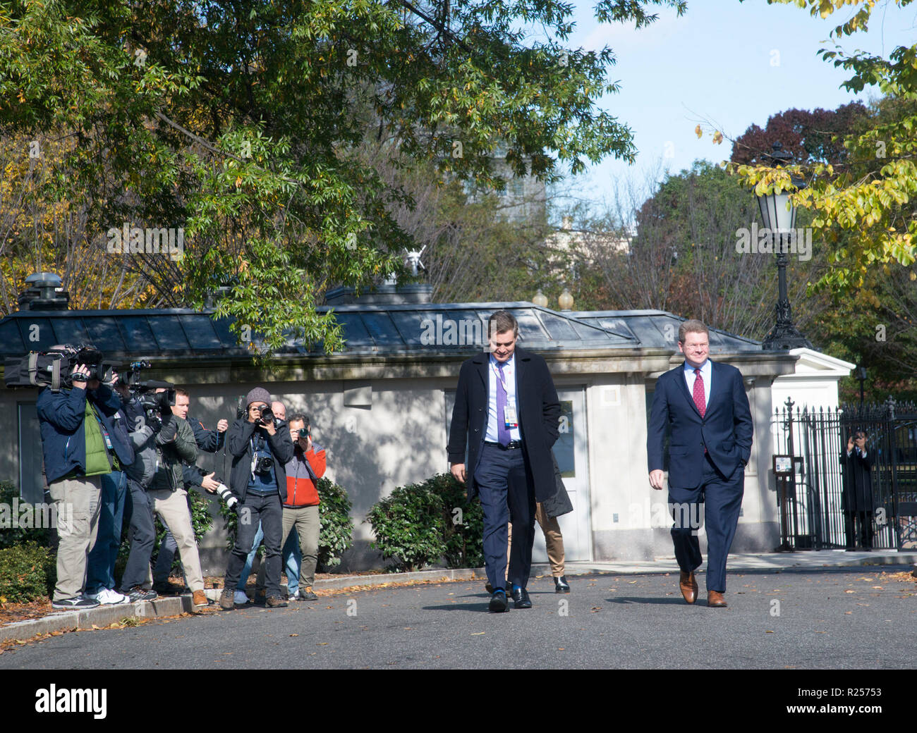 Washington, DC November 16 ,2018: CNN reporter, Jim Acosta returns to ...
