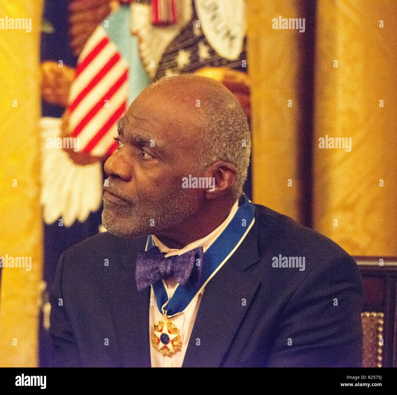 Washington, DC November 16 ,2018: President Donald J Trump presents the ...