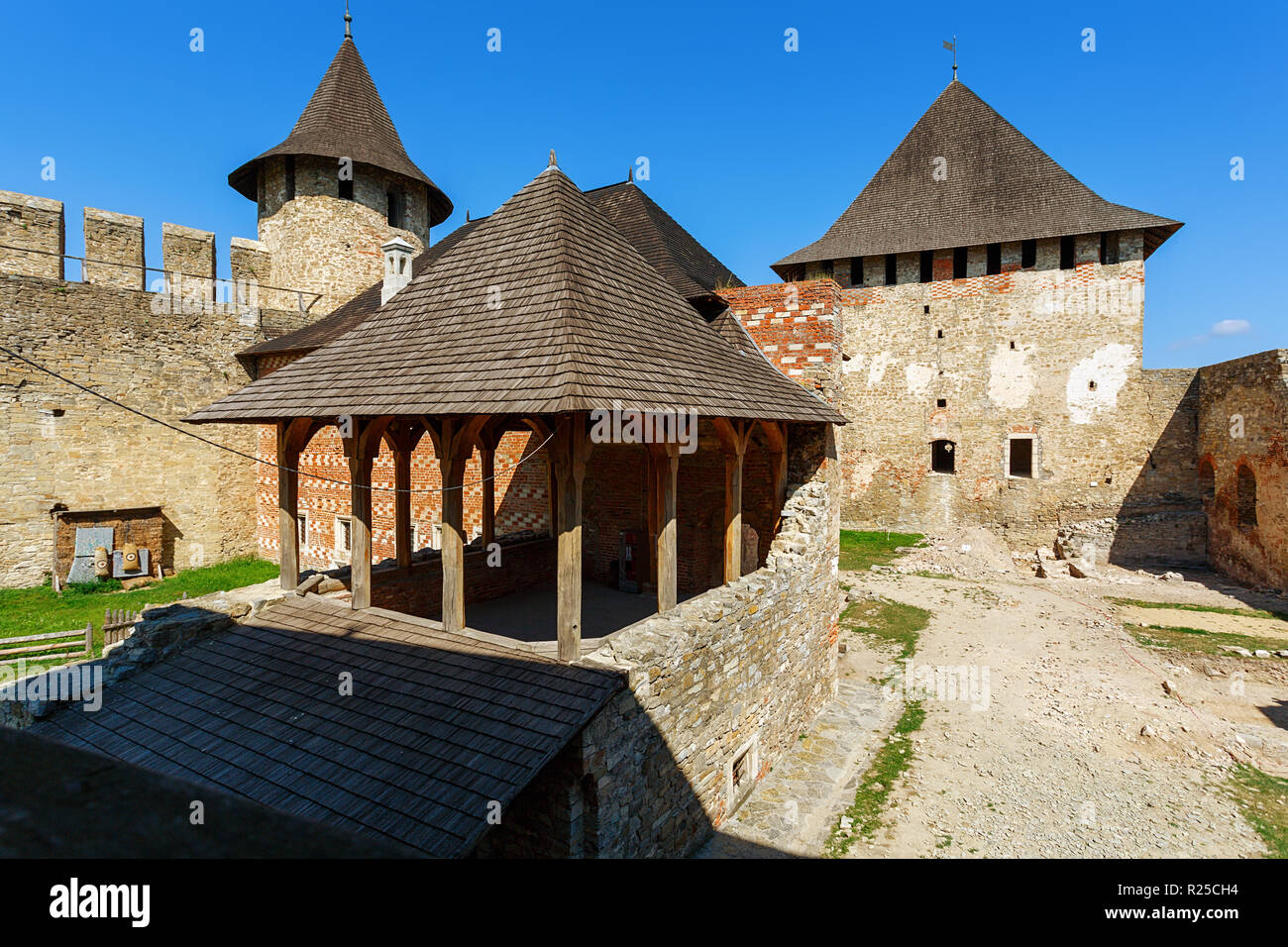 The castle is the seventh Wonder of Ukraine Stock Photo - Alamy