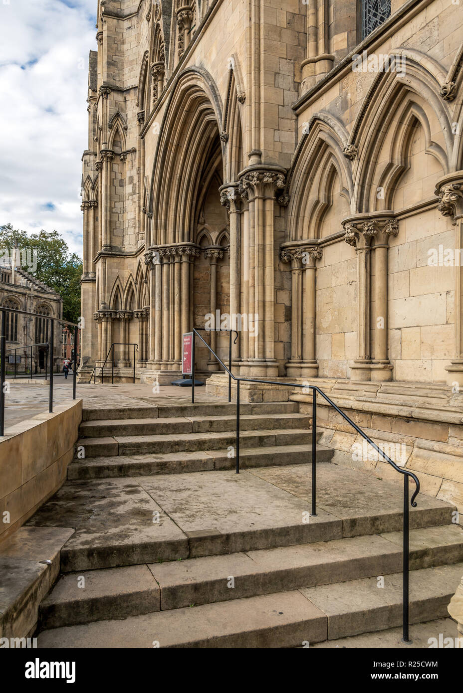 The magnificent architecture of York Minster Cathedral, York, UK Stock ...