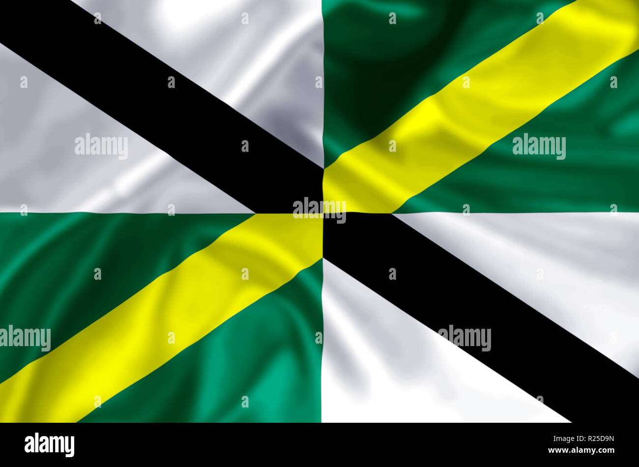 Monterey California waving and closeup flag illustration. Perfect for ...