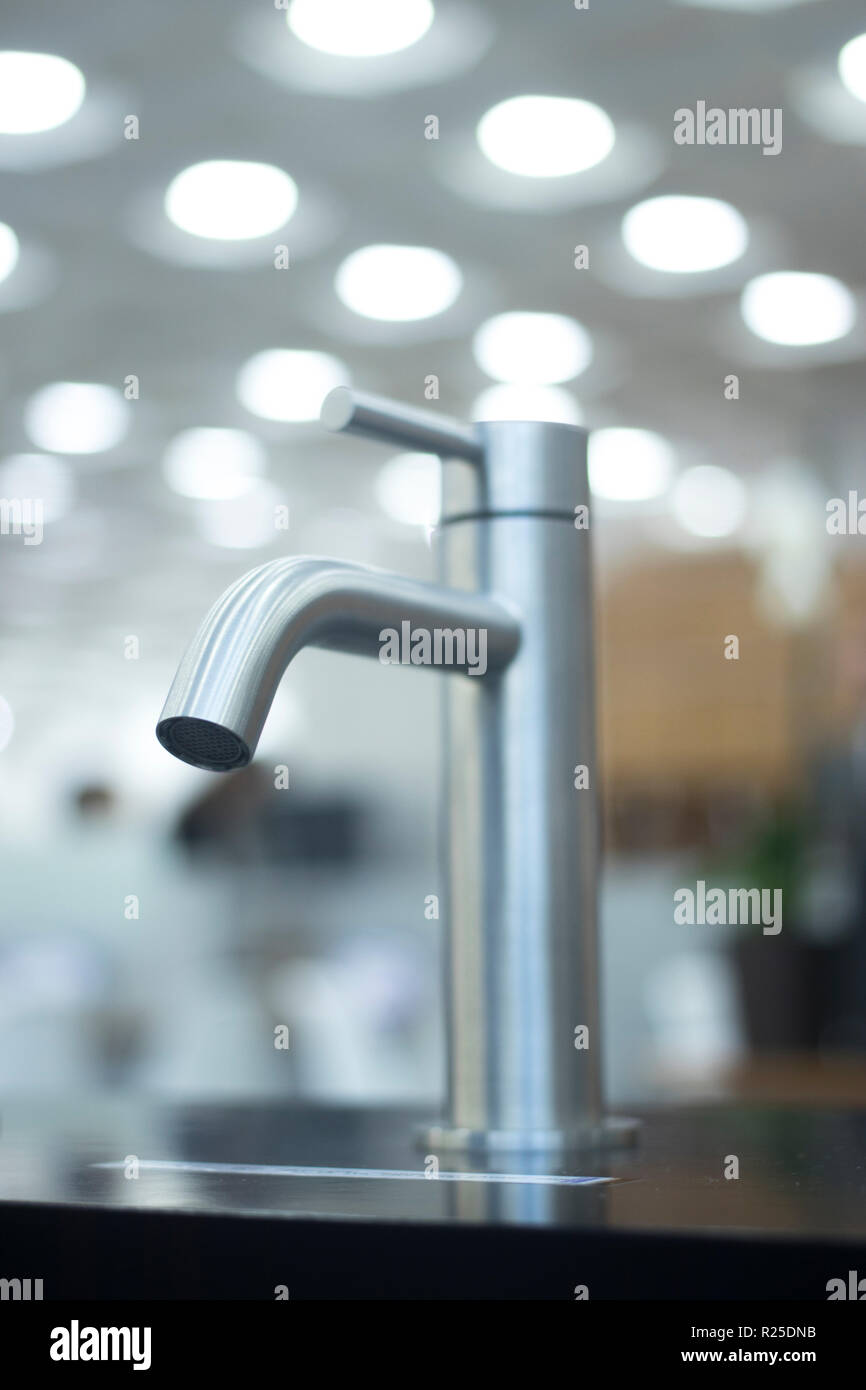 Bathroom tap sink showroom display of new design option for home ...