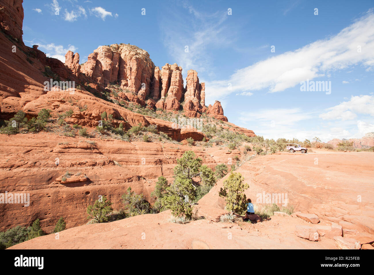 view from chicken point in sedona arizona Stock Photo - Alamy