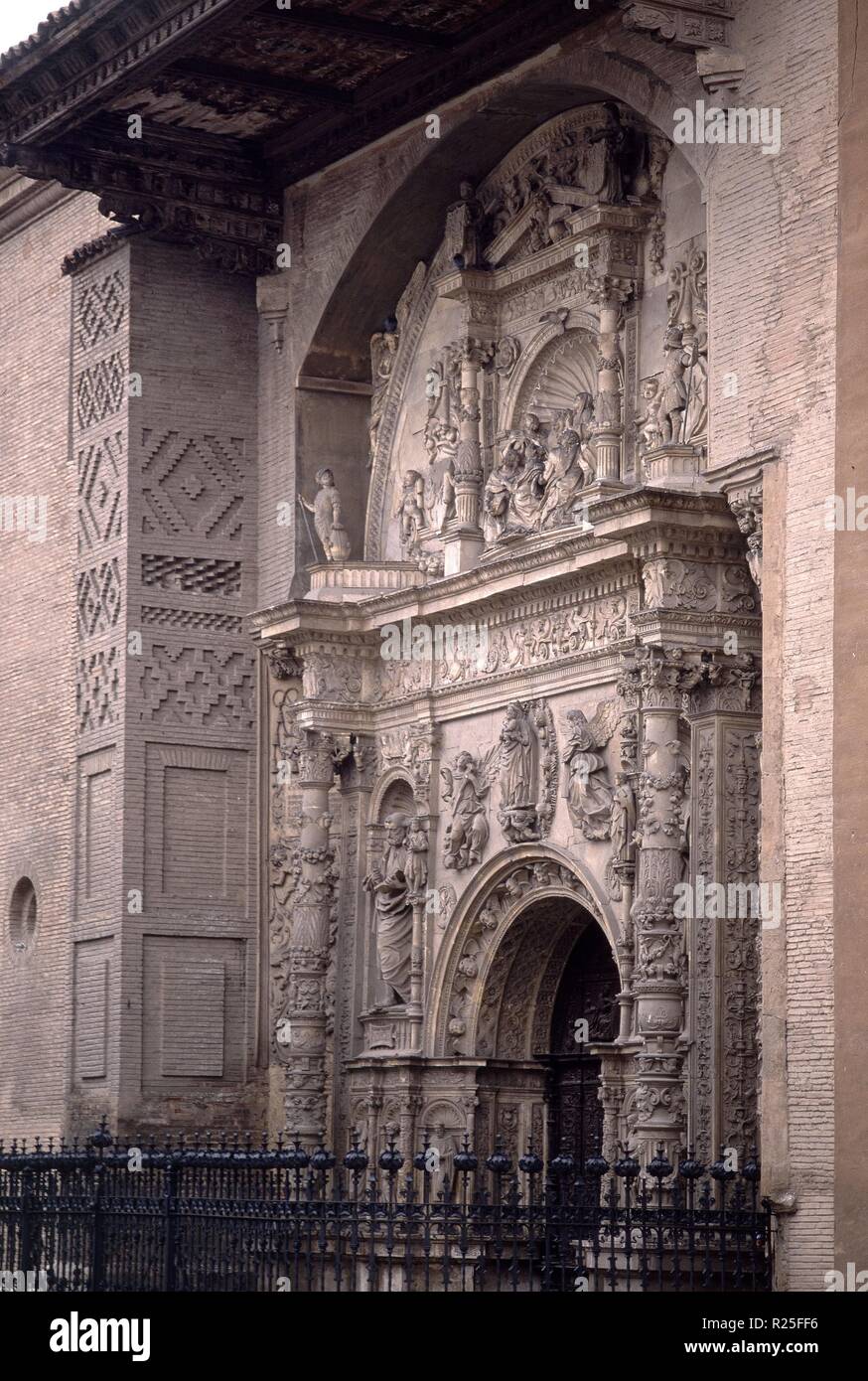 PORTADA RETABLO DE LA COLEGIATA DE SANTA MARIA LA MAYOR DE CALATAYUD ...