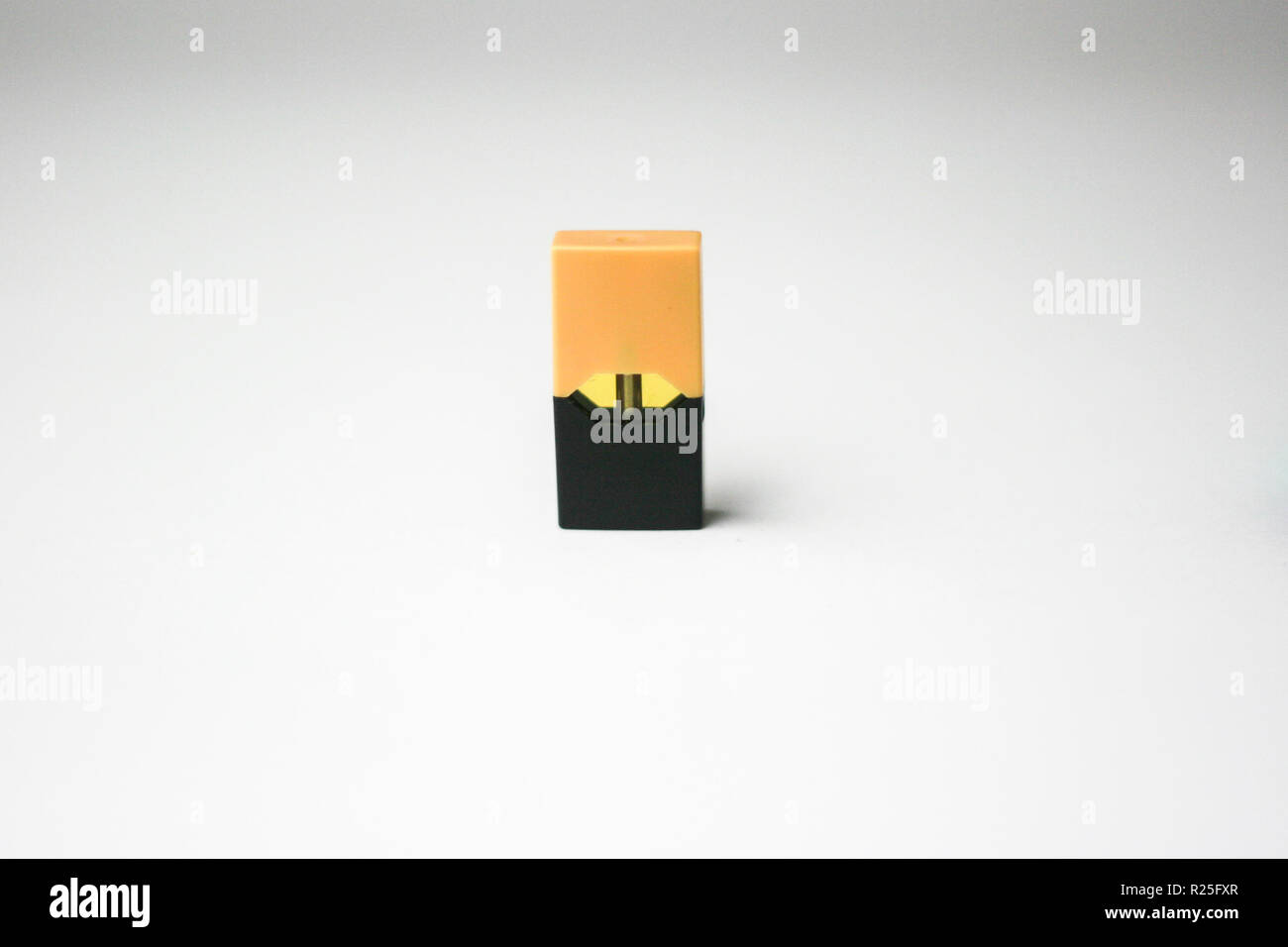 JUUL E-Cigarette and Flavor Pods on white background Stock Photo - Alamy