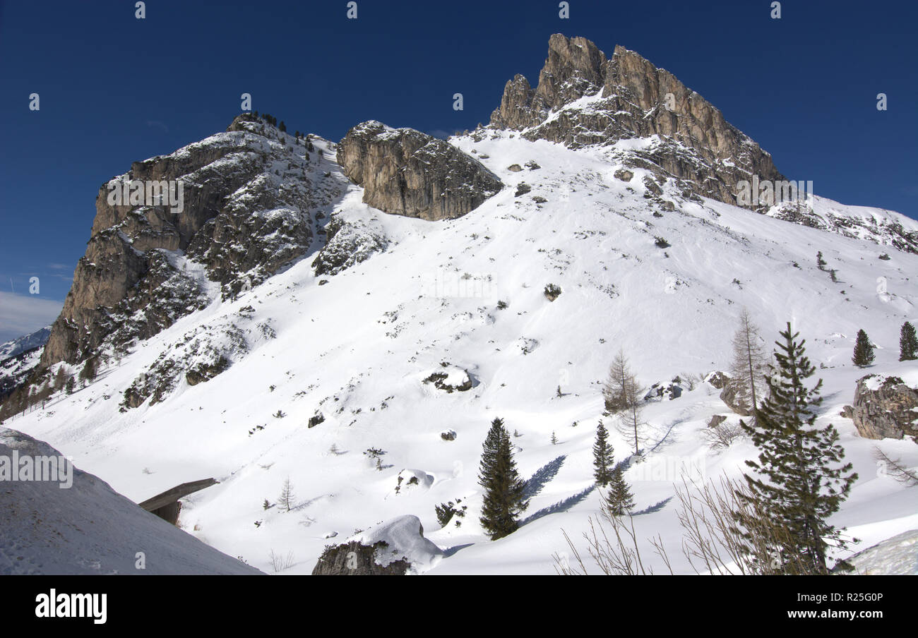 the beautiful Belluno Dolomites in Italy,Falzarego pass Stock Photo - Alamy