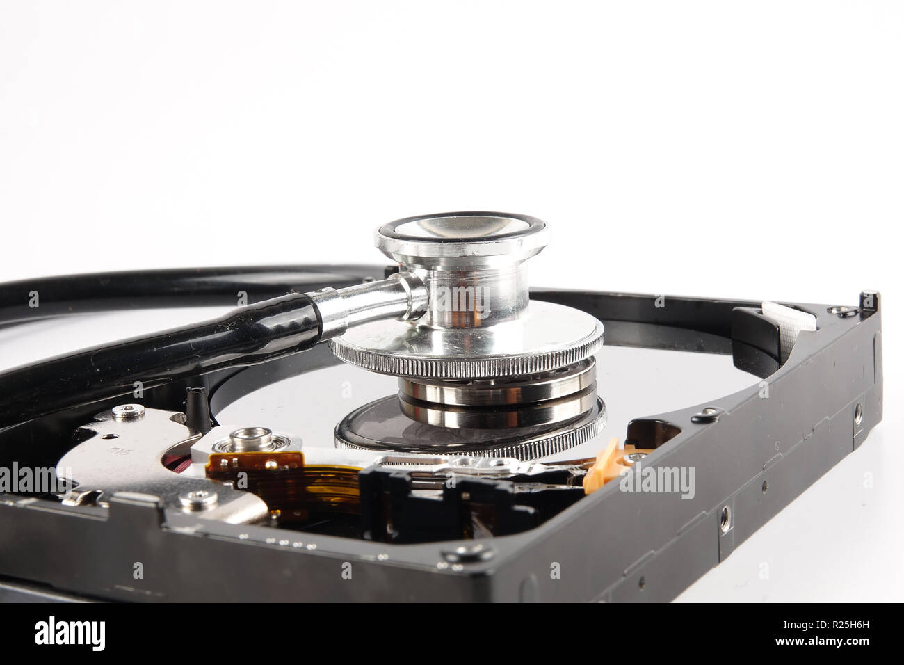 RECOVERY AND REPAIR TECHNOLOGY CONCEPT: Hard Disk Drive (HDD) with ...