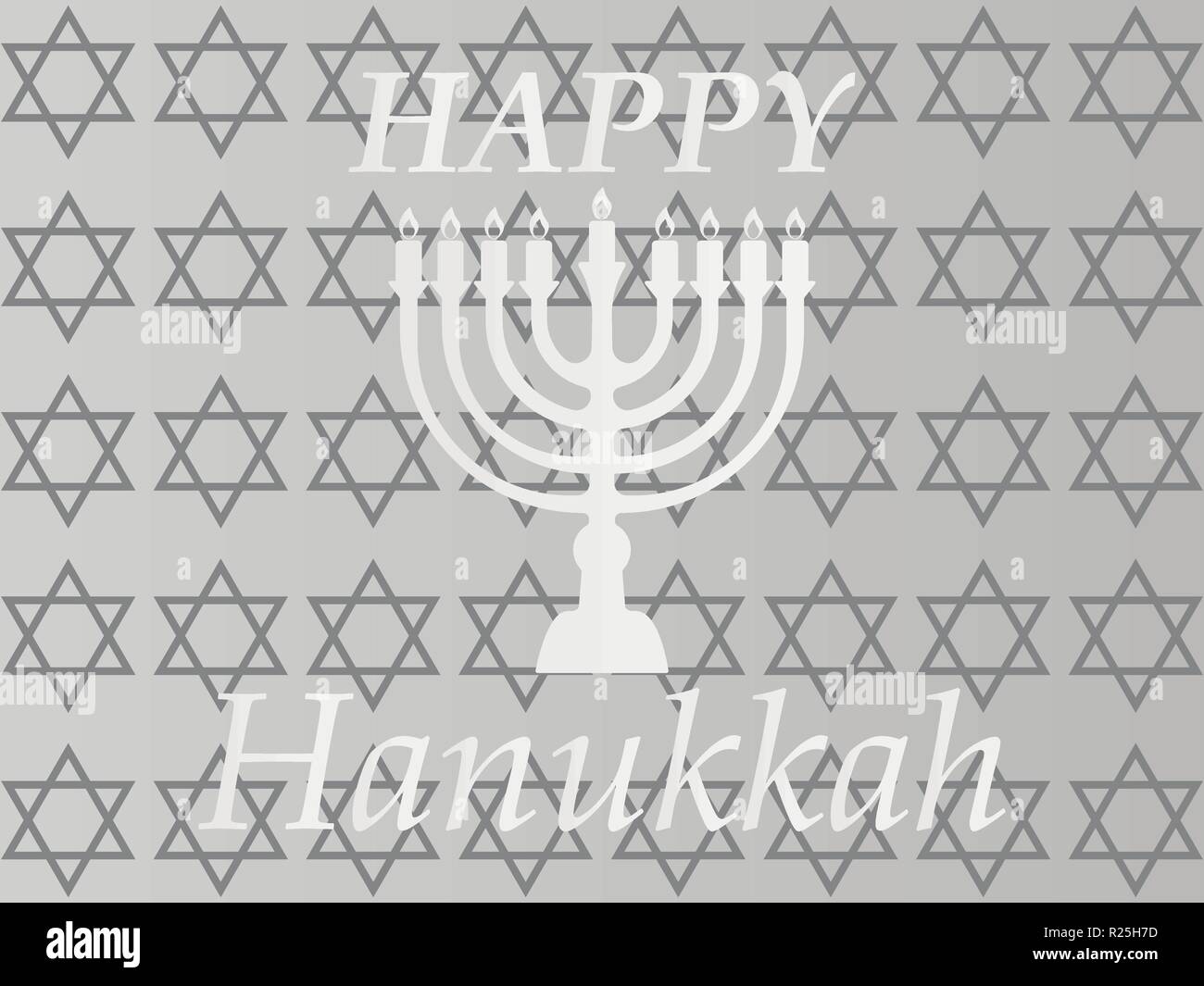Happy hanukkah card template Stock Vector Images - Alamy