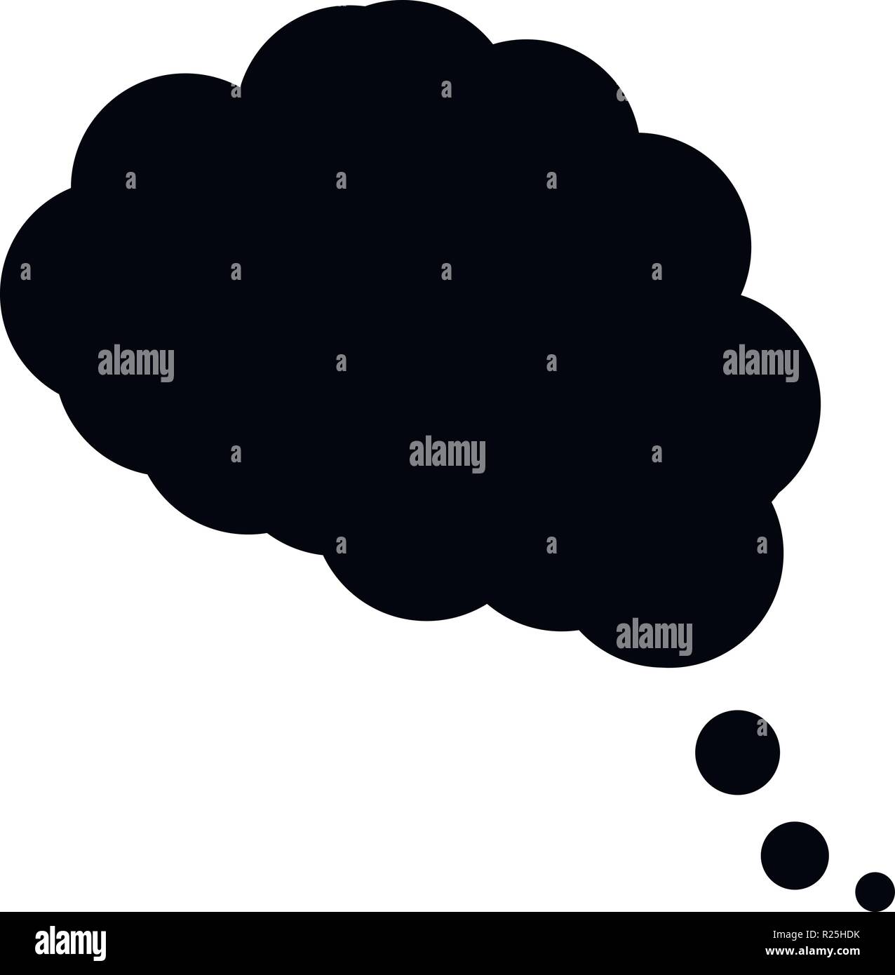 dream cloud icon in trendy flat design Stock Vector Image & Art - Alamy
