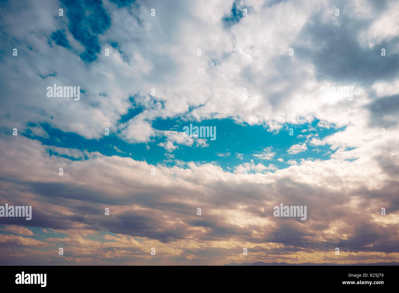 cloudy weather and cloud shape for background Stock Photo - Alamy