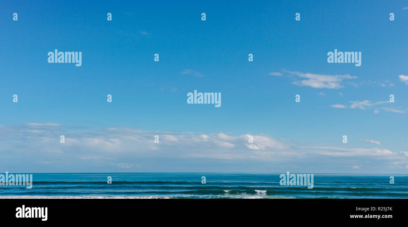 Beach and ocean with blue sky at cape Chikyu Hokkaido Japan Stock Photo - Alamy