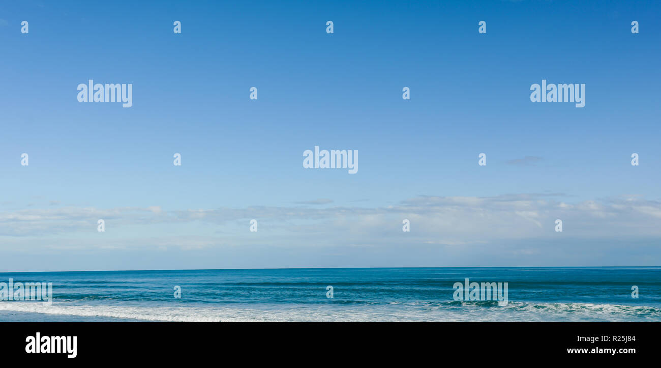 Beach and ocean with blue sky at cape Chikyu Hokkaido Japan Stock Photo - Alamy