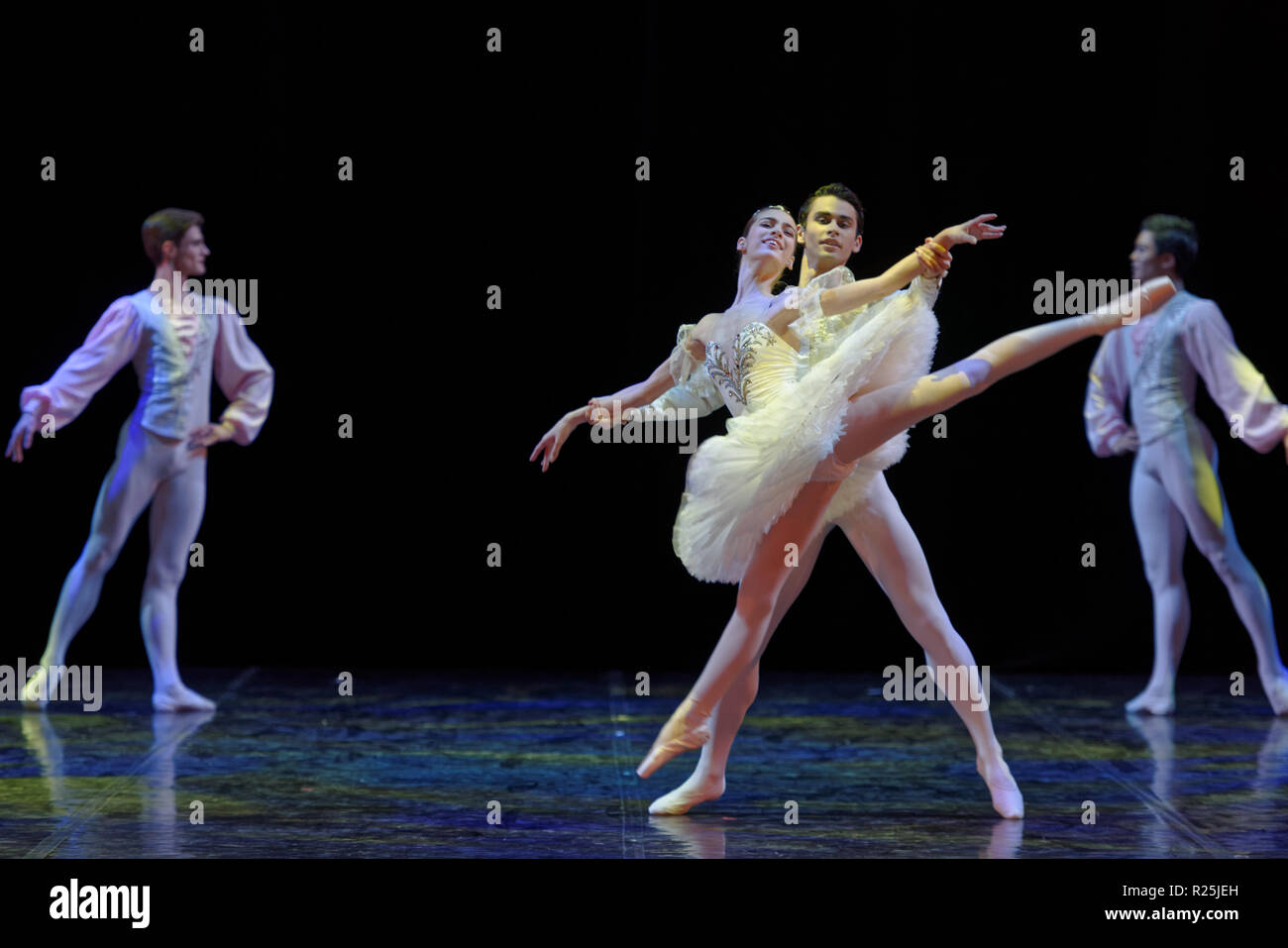 St. Petersburg, Russia - November 16, 2018: Students of the Vaganova ...