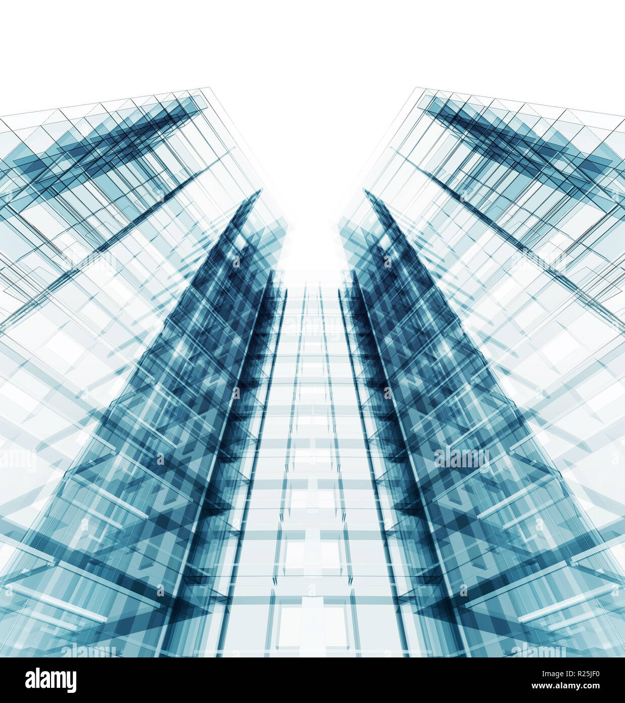 Construction architecture background. 3d rendering Stock Photo - Alamy