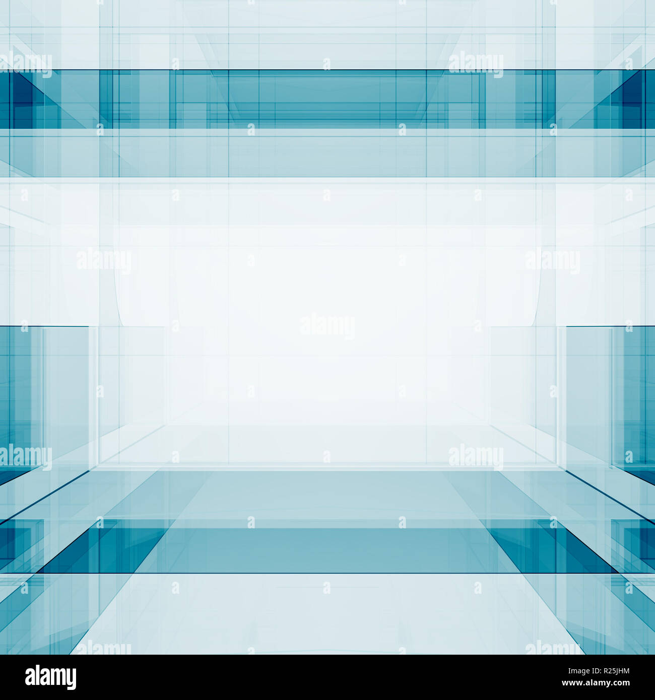 Abstract cubes 3D rendering Stock Photo - Alamy