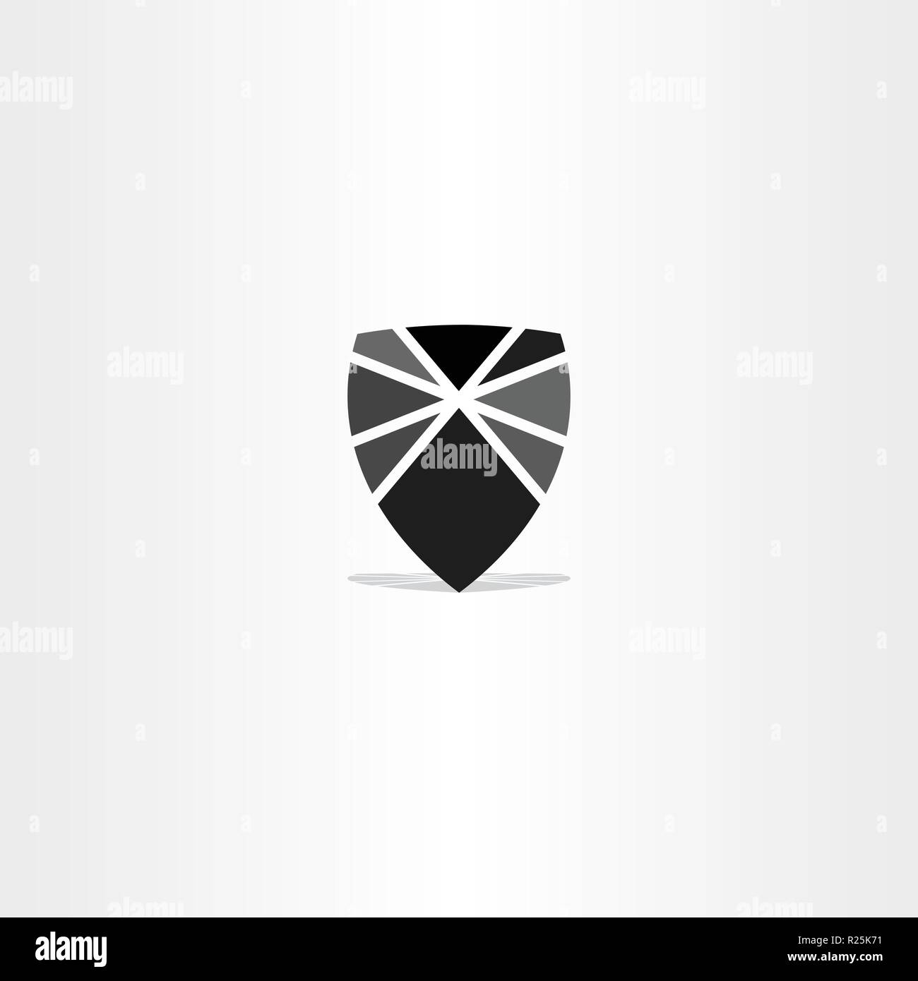black shield element icon vector Stock Vector Image & Art - Alamy