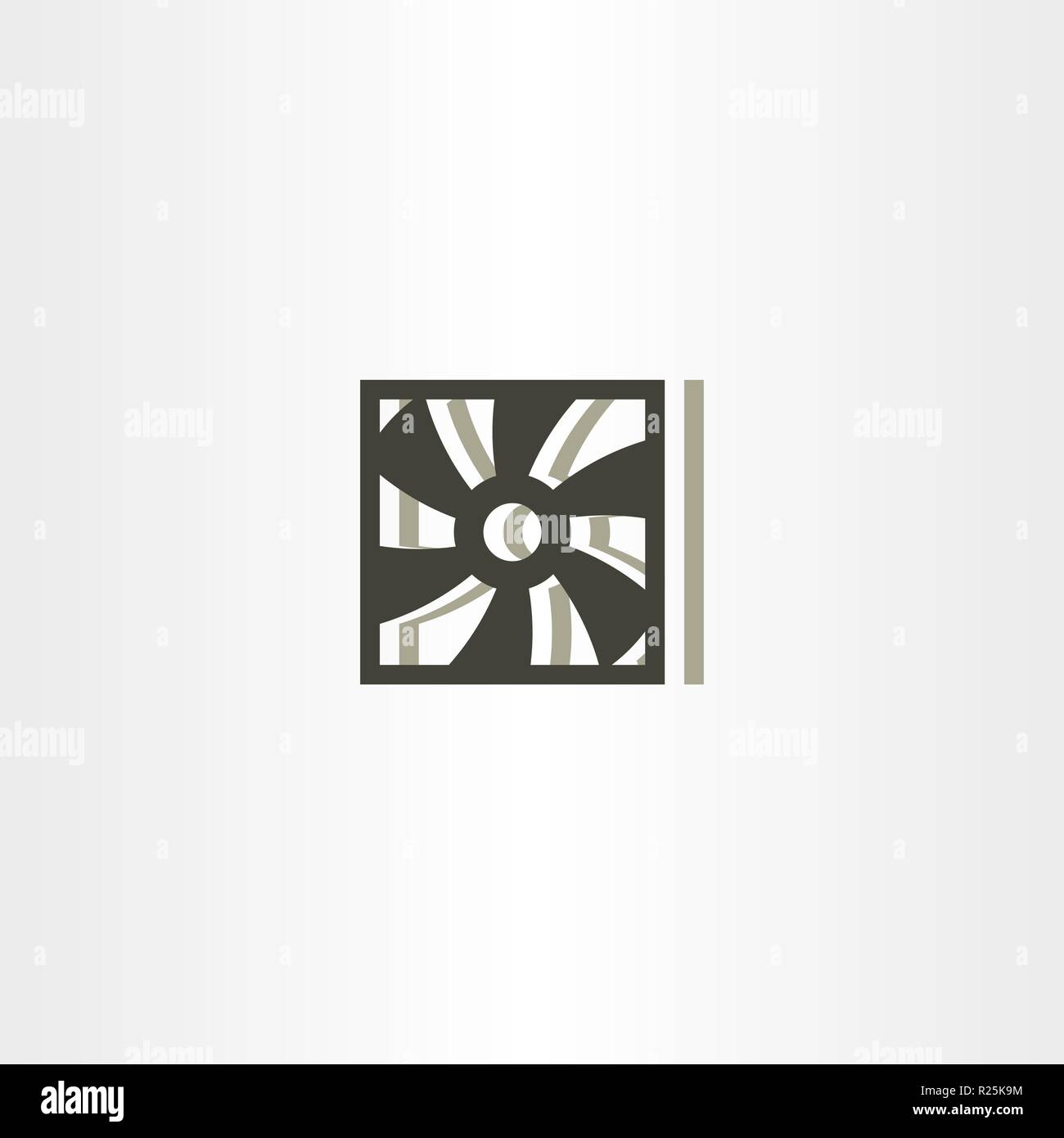 Fan computer cooler icon Stock Vector Images - Alamy