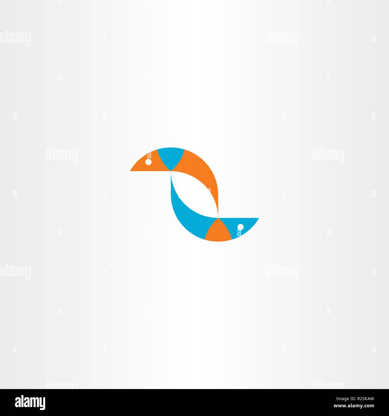 fish blue orange logo vector sign design Stock Vector Image & Art - Alamy