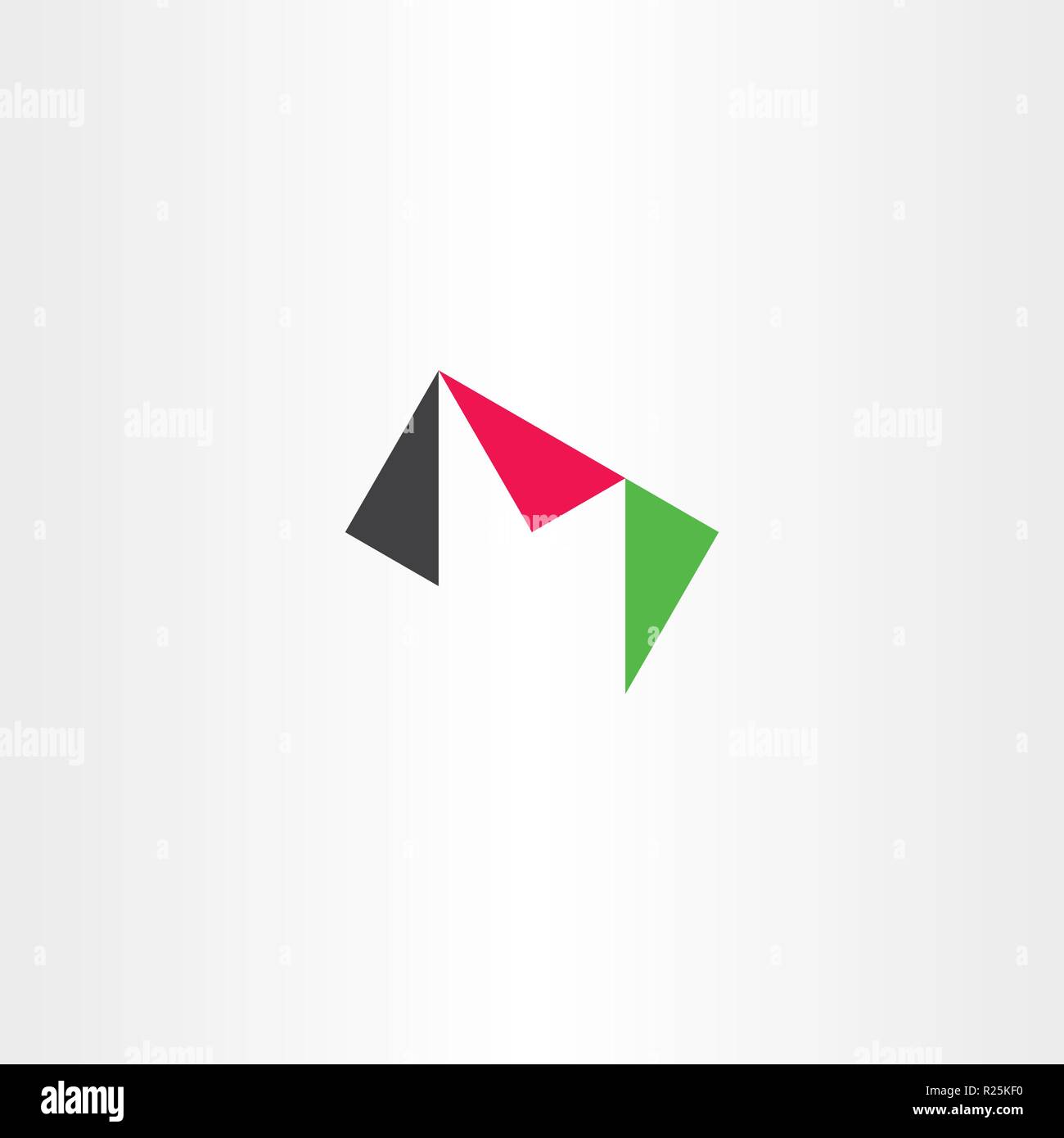 m letter triangle logo icon Stock Vector Image & Art - Alamy