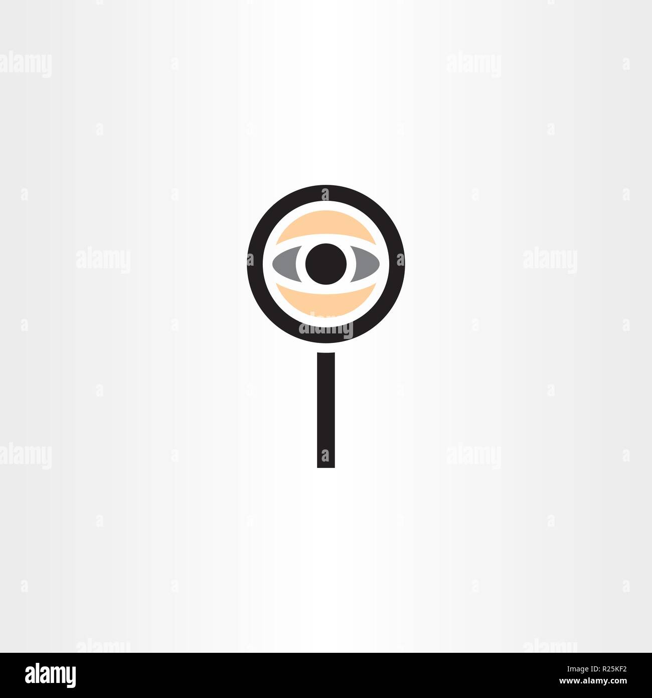 Eye magnifying glass Stock Vector Images - Alamy