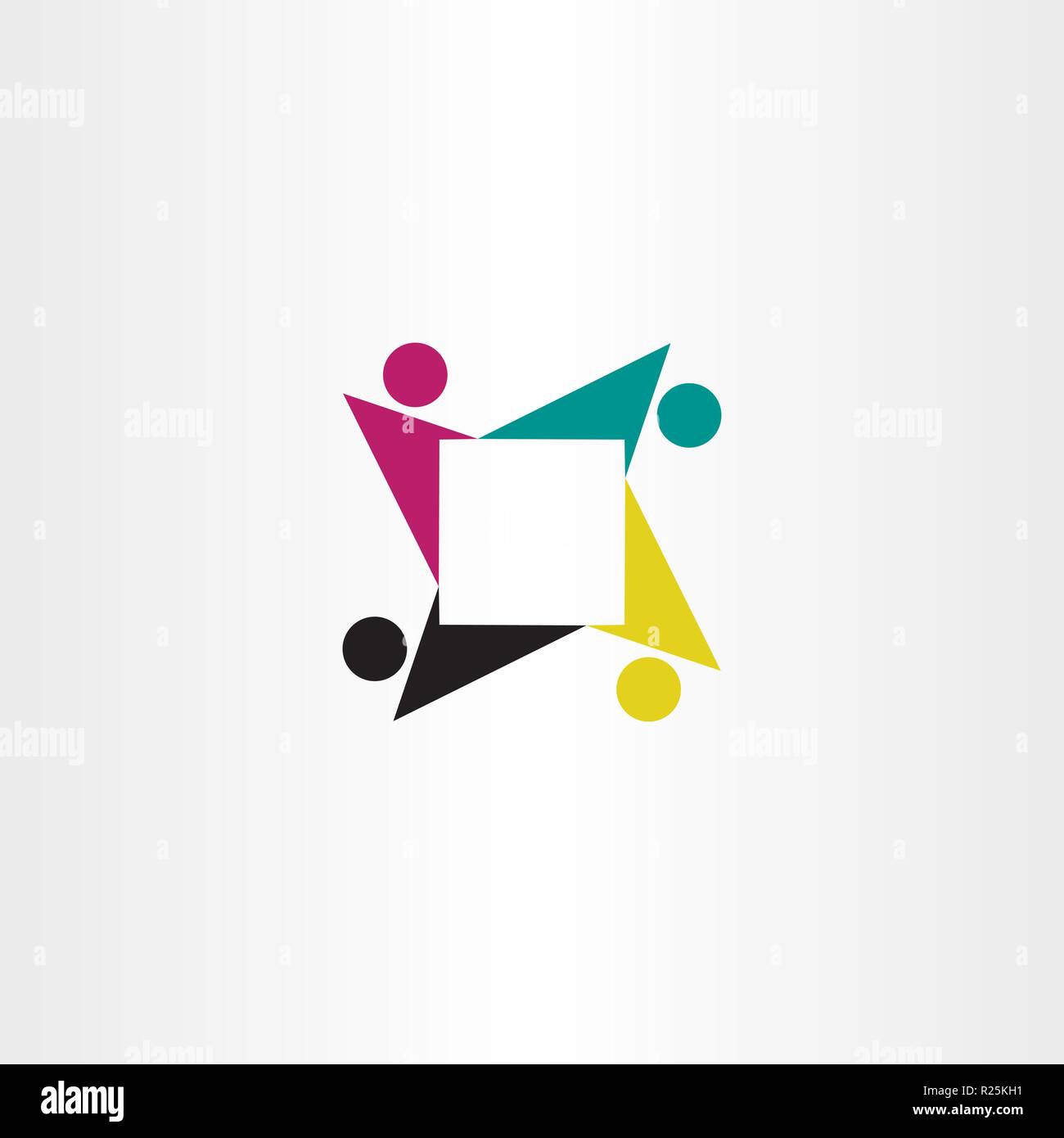 Teamwork tech Stock Vector Images - Alamy