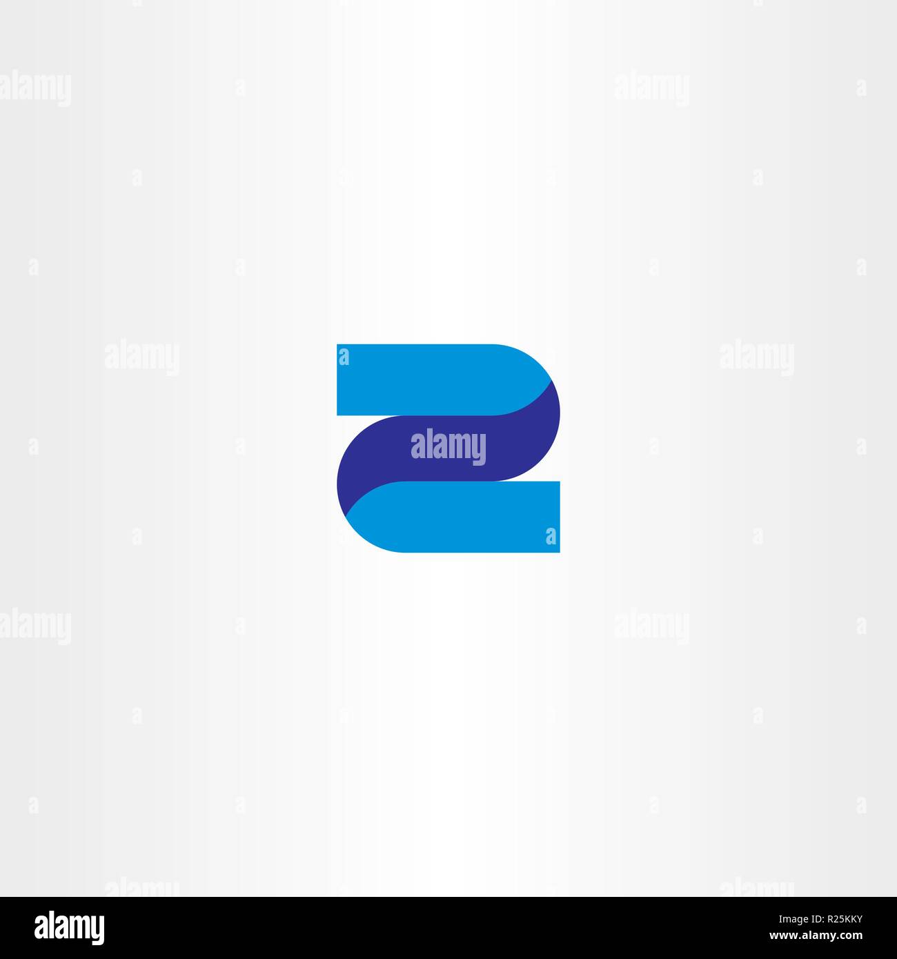 Blue number 2 Stock Vector Images - Alamy