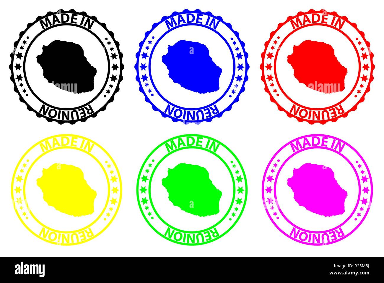 Reunion map Stock Vector Images - Alamy