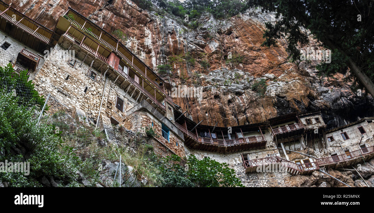 Prodromos monastery in Arcadia, Peloponnese Greece. The monastery is ...