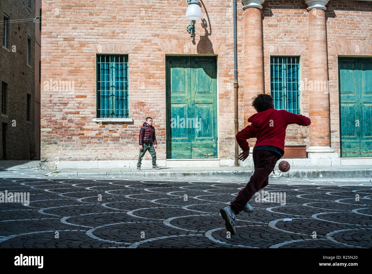 Italian Children Play Soccer High Resolution Stock Photography and ...