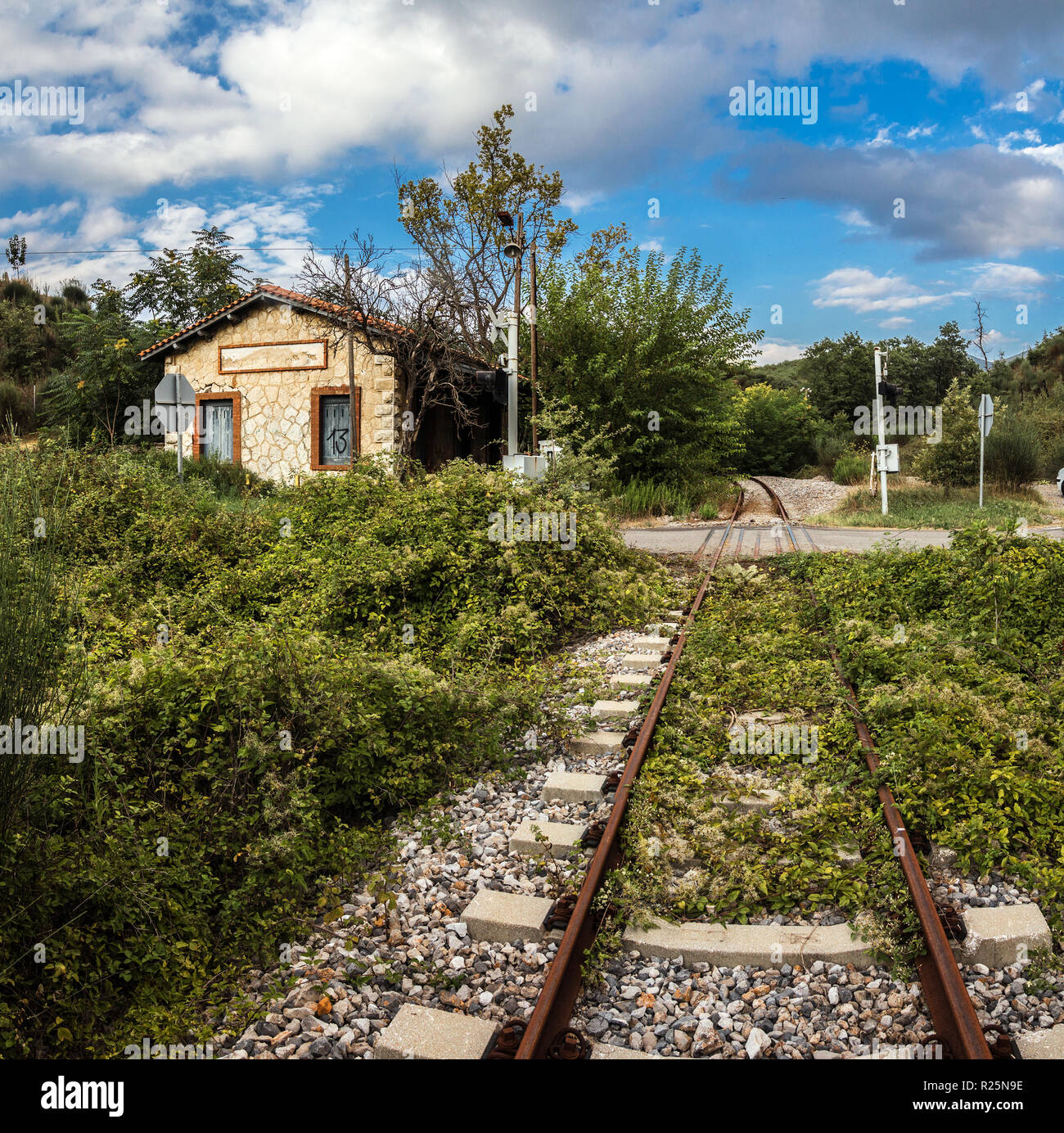 Peloponnese railway hi-res stock photography and images - Alamy