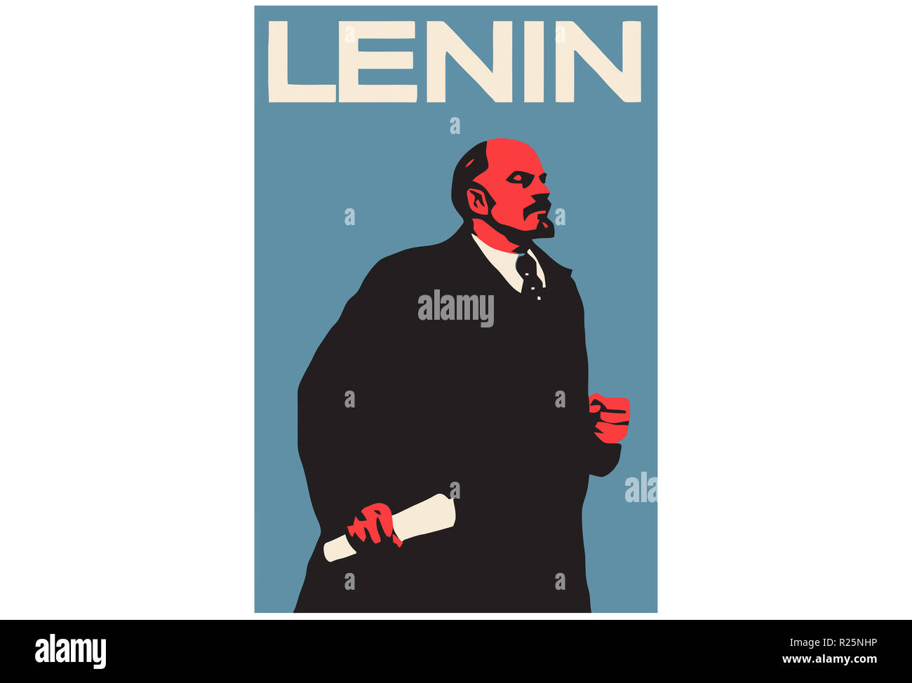 Lenin illustration hi-res stock photography and images - Alamy