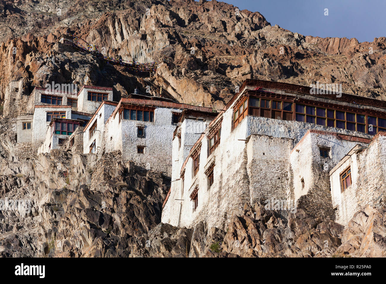 Buildings of Karsha Monastery, Zanskar, Jammu and Kashmir, India Stock Photo - Alamy