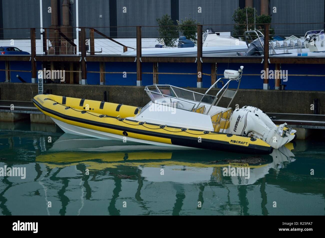 Boats in marina, trafalgar wharf, portchester Stock Photo - Alamy